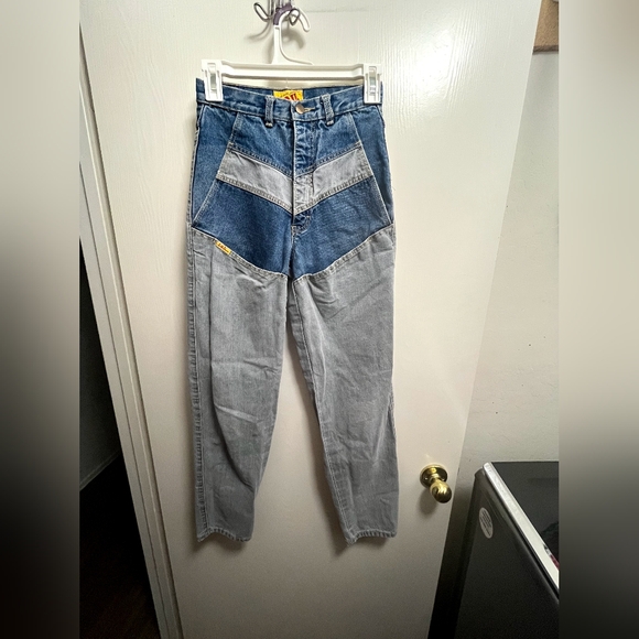 I.O.U | Jeans | Vintage Womens Iou 99s Two Tone Cotton Cargo Jeans In ...